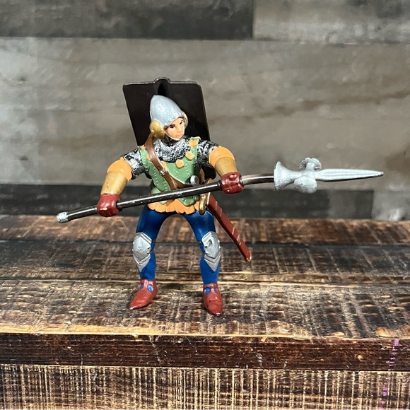 Papo | Toys | Papo Knight Blue Soldier With Spear Shield Knight Medevil ...
